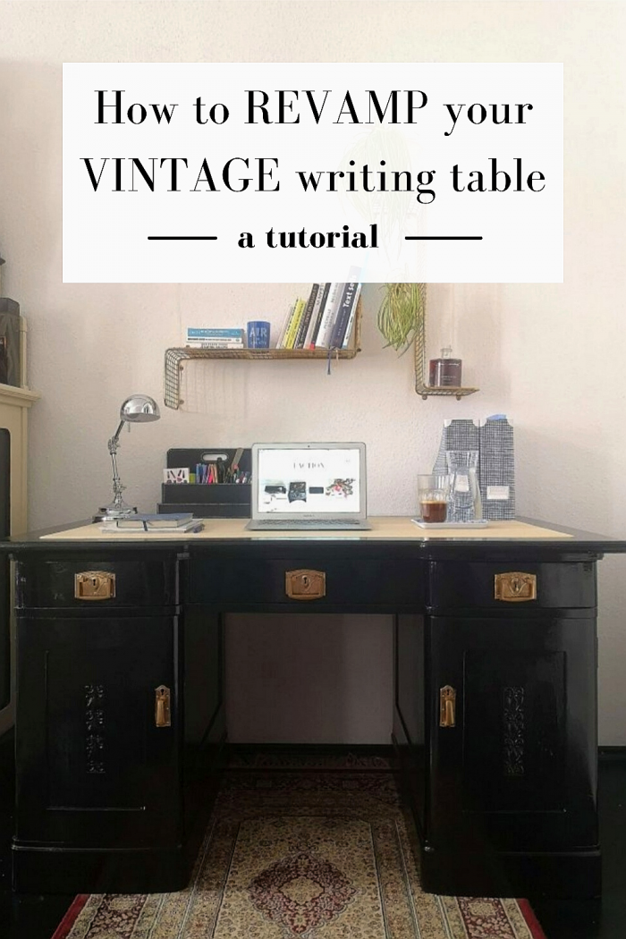 Upcycle your Vintage Writing table